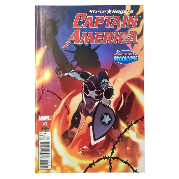 Marvel | Accents | Captain America Steve Rogers Nm Marvel 216 Renaud ...